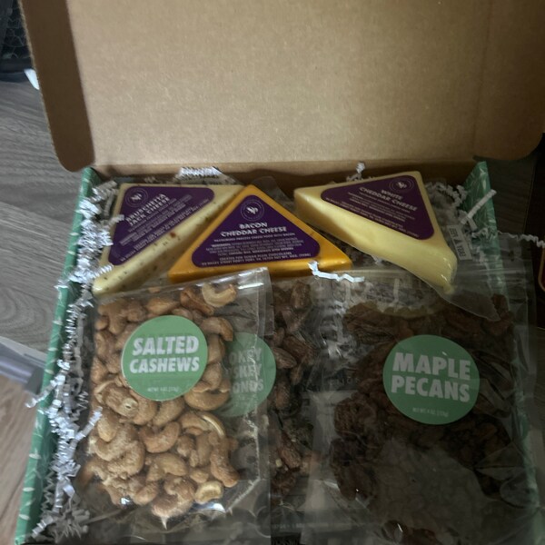 Autumn Assortment Box Milk Chocolate Bars & Gourmet Nuts Holiday Treat ...