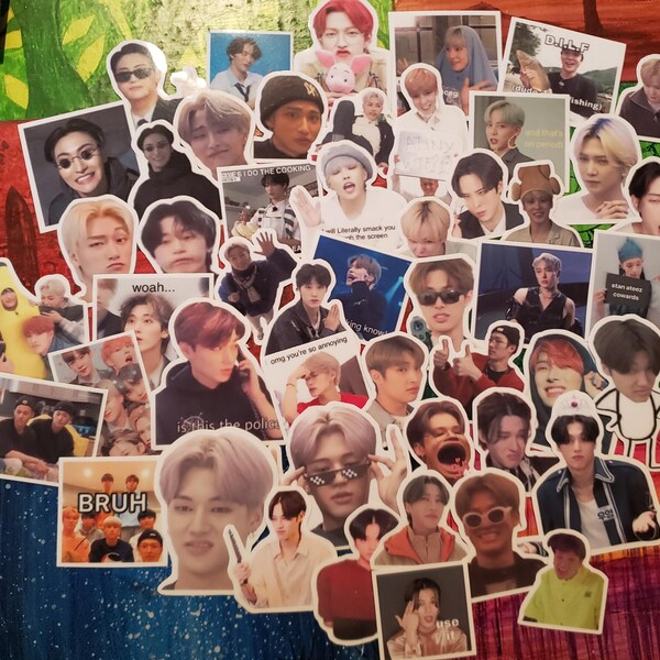 Handmade Ateez Meme Sticker Grab Bag! Wooyoung Sticker Ateez San ...