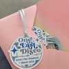 Personalised Set of 8 One Last Disco Gift Tags Retro Disco Hen Party ...