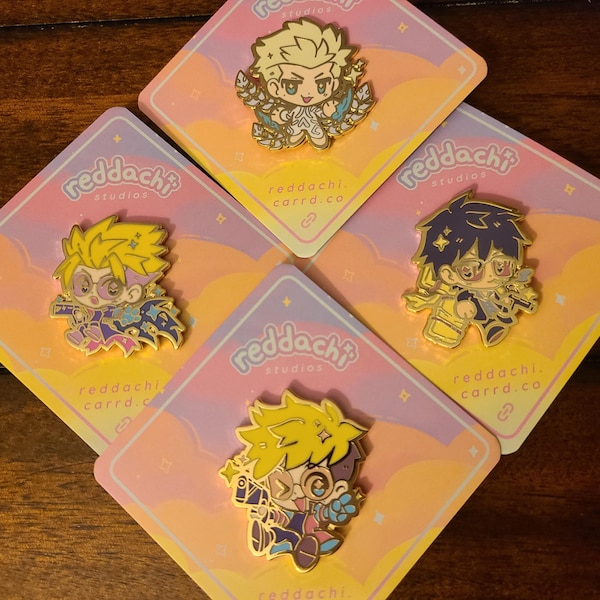 Trig Stampede Enamel Pins | Vash the Stampede, Nicholas Wolfwood ...