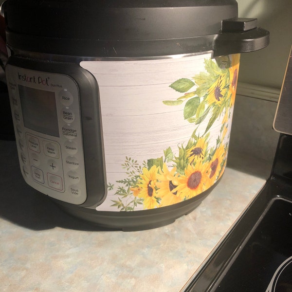 Instant Pot Magnetic Skin - Sunflower Wrap - Etsy
