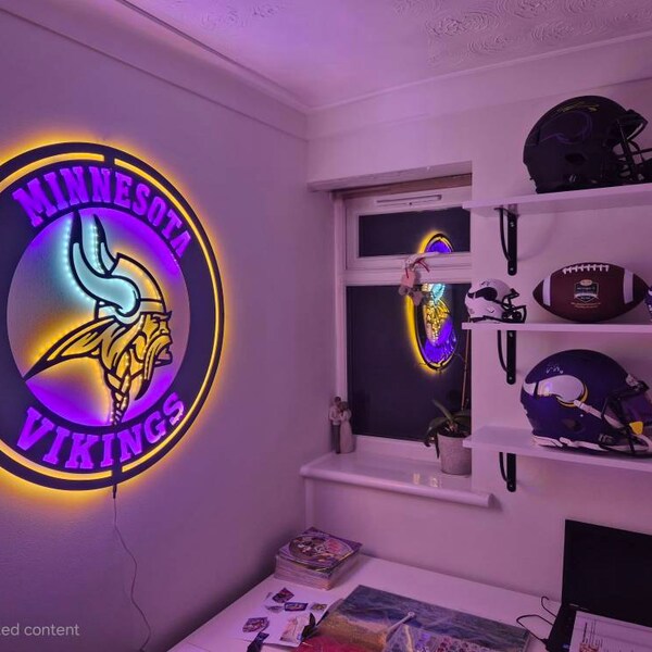 Gamer Zone Game Room 3d Wall Art, Led Wall Sign, Decoration for Gaming ...