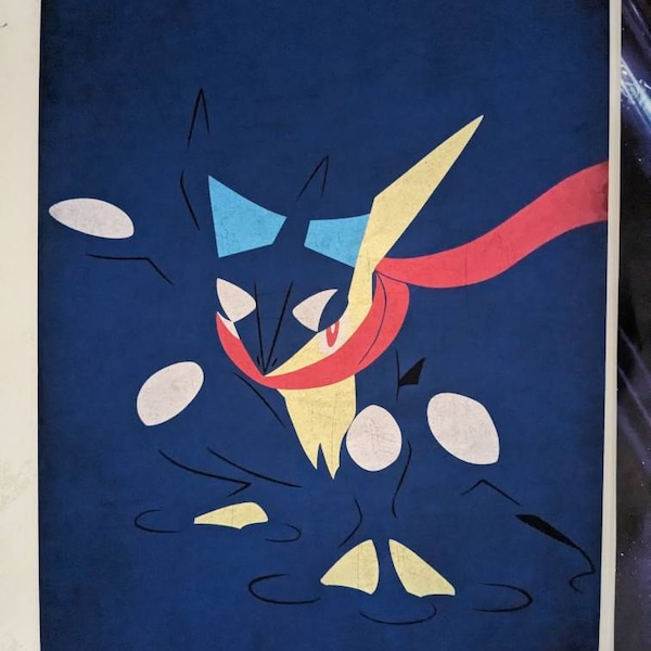 Froaki Evolution Poster Set Froakie Print Frogadier Print Greninja ...