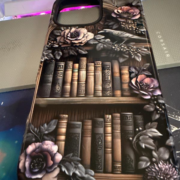 Boho Wood Carving Look Floral Phone Case for Iphone, Samsung, Google ...