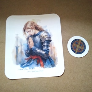 Mini Saint Benedict Medal and Cross of Saint Benedict Sticker Sheet ...