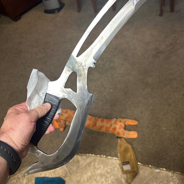 42 Inches High Carbon Steel Naginata Sword Handmade Machete With ...