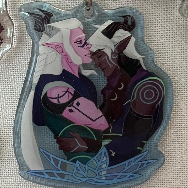 Dragon Prince - Aaravos - Star Touch Elf - Keychain and Sticker - Etsy