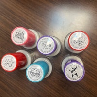 Custom Checklist Stamps Homework Check Stamp Personalized - Etsy