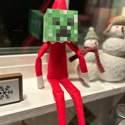 Classic Minecraft Characters Heads Easy Elf Idea Elf Survival Digital ...