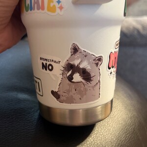 Raccoon Respectfully No Sarcasm Funny Raccoon Sticker - Etsy