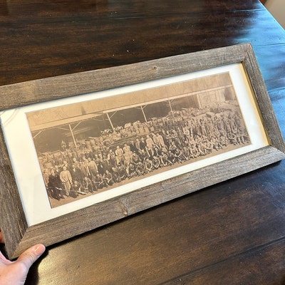 Rustic Natural Reclaimed Cedar Wood Picture Frame Choose - Etsy UK