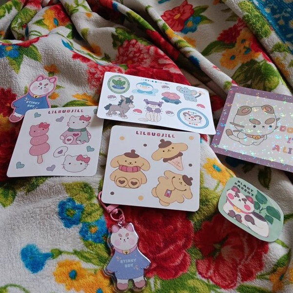 Chunky Animals Sticker Sheet Set - Etsy