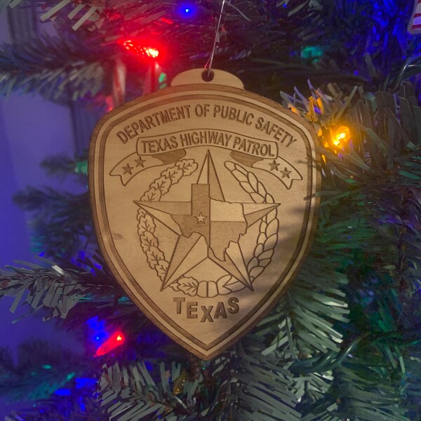 Wooden Texas HP Badge or Shoulder Patch Ornament - Etsy