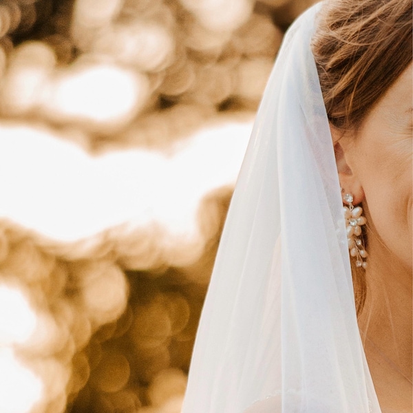 Pearl Bridal Hair Chain, Vintage Style Bridal Hair Wrap, Wedding Pearl ...