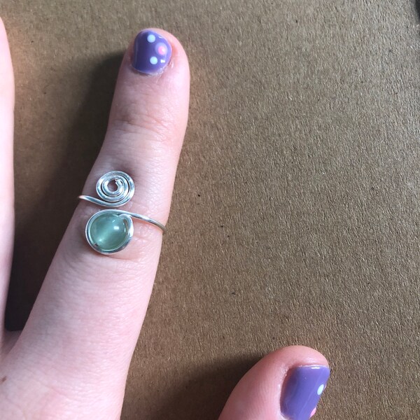 Music Note Ring, Treble Clef Ring, Adjustable Ring, Wire Wrapped Rings ...