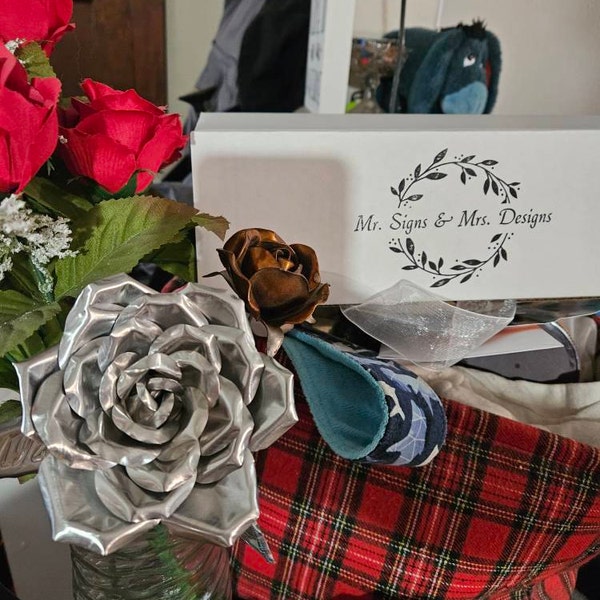 BLACK MAGIC Personalized Metal Rose Ideal Halloween 30th Birthday Gift ...