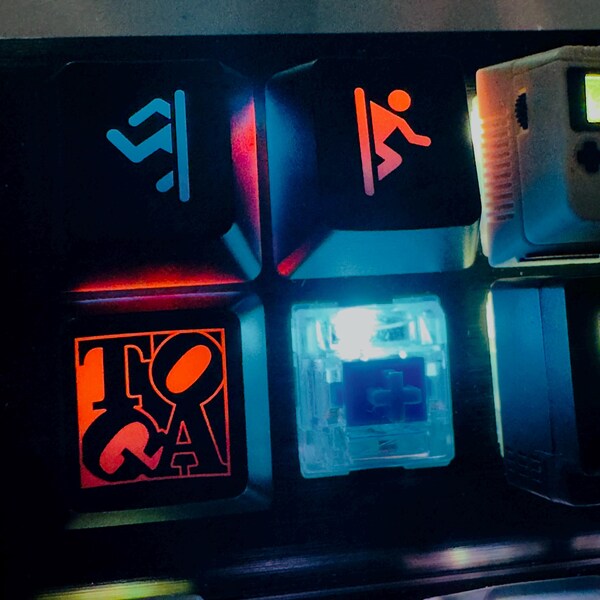 Halo Theme Backlit Keycap Set | Mechanical Keyboard Keycap Set for ...