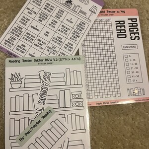 Books, Books, Books Sticker Sheet Reading Themed Decorative Stickers ...