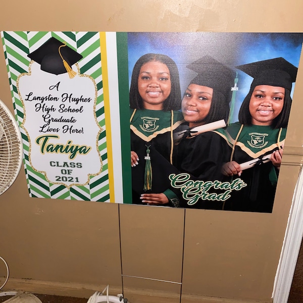 CUSTOM YARD SIGN Sports Yard Sign Graduation Yard Sign Graduation Lawn ...