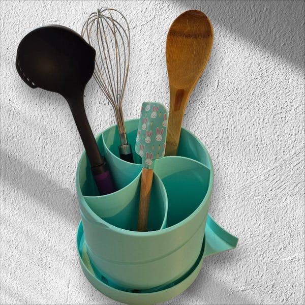 Kitchen Cutlery Stl Organizer- 3D Model Expandable Kitchen Organizer ...