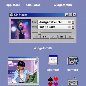 Retro Anime Inspired Ios 14 Display Theme Pack - Etsy