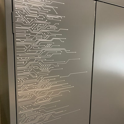 Circuit Board Wall Decal, Technology Vinyl Wall Art Decals, Gamer Room ...