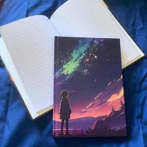 Cosmic Anime Journal A5 Anime Notebook Cosmic Blank Journal Lined Diary ...