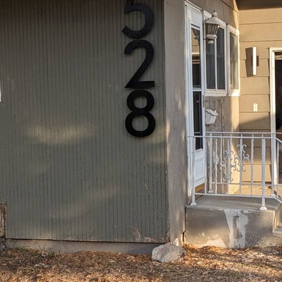 Modern Metal House Numbers & Letters Individual House - Etsy