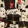 Cowhide Western Wrapping Paper Roll, Black Brown & White Cowhide ...