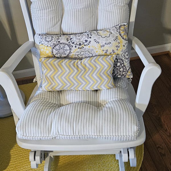 Wingback Rocker Replacement Cushions / 4 Post Rocker Cushions ...