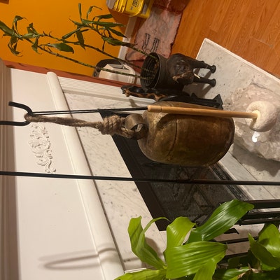 THUNDER BELL Gigantic 11 or 12 Rustic Gold Bell With Big Booming Ring ...