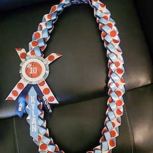 Track Ribbon Lei/ Track & Field Ribbon Lei/ Graduation Leis/ Senior ...