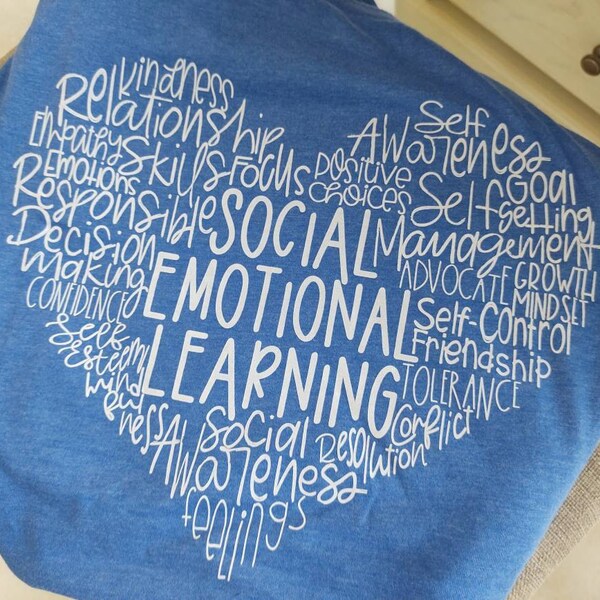Social Emotional Learning Heart Shirt / Counselor Shirt / Teacher ...