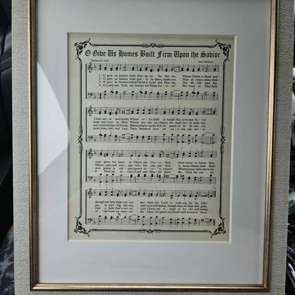 The Battle Hymn Of The Republic Wall Art Christian Home Office