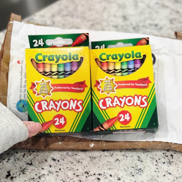 Pink Carnation Crayola Crayons | 24 Crayons | SAME Color | Bulk Crayons ...