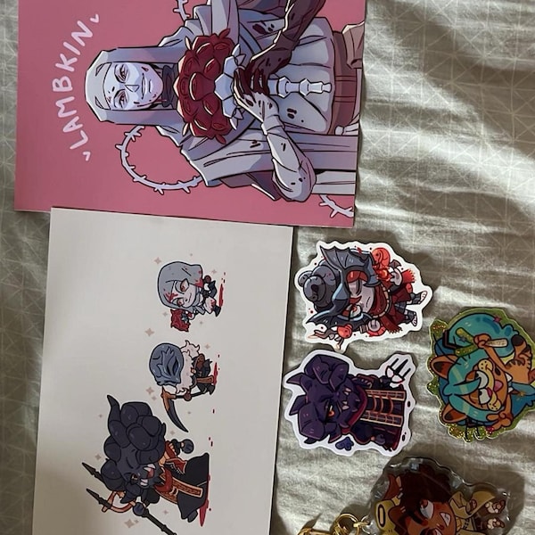 PREORDER Elden Ring Charms Keychains & Stickers | Dark Souls | Malenia ...