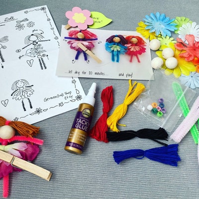Fairy Kit 3 Fairies,fairy Dolls,diy Fairy,kids Craft Kit,kids Crafts ...