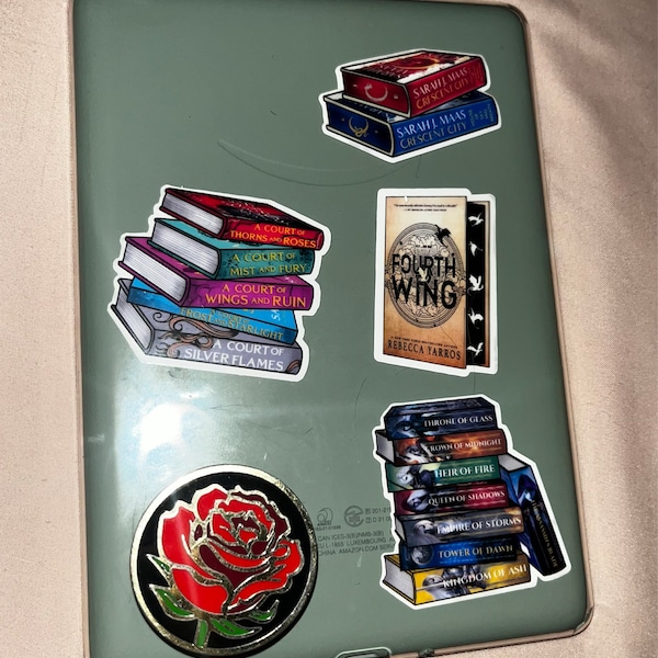 TOG Book Stack Sticker, Throne of Glass Series - Etsy
