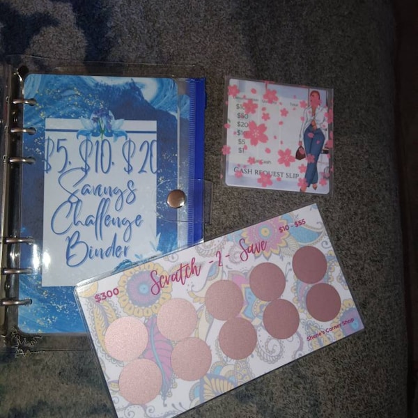 5, 10, 20 Dollar Savings Challenge A6 Binder - Etsy