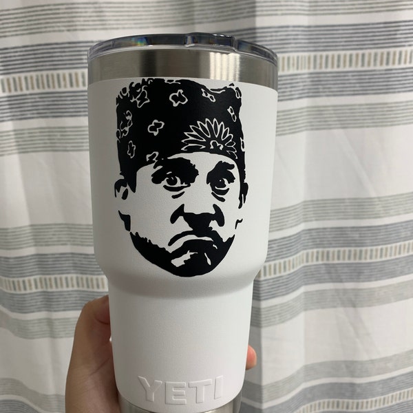 Prison Mike Vinyl Sticker, the Office Decal, Michael Scott Sticker, the ...