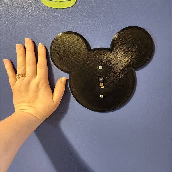 Mickey Mouse Head Light Switch Cover | Disney Mickey Mouse Electrical ...