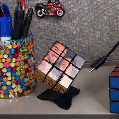 Custom Photo Puzzle Cube Expedited Shipping - Etsy