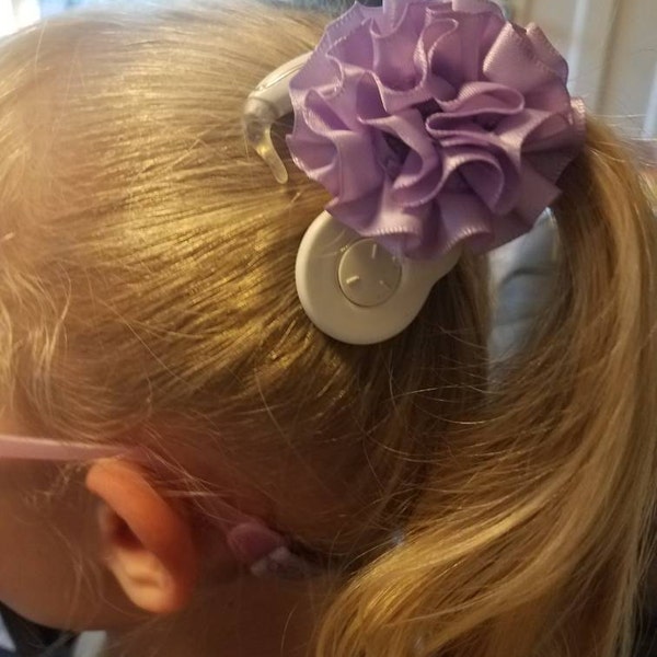 Peony Lace: (1) Dual Cochlear Implant Processor Retainer & Fastener - Etsy