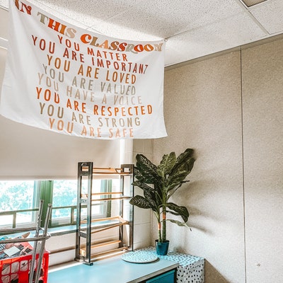 In This Classroom Tapestry - Etsy