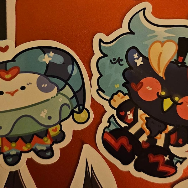 Helluva Boss Inspired Stickers [ft. Blitzo, Loona, Stolas, Octavia ...