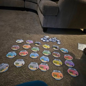 Color Shapes Matching 2D Math File Folder Game Center Teacher Resource ...