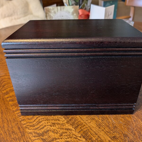 Urn Solid Walnut Wood Small 100 Cubic Inches - #W-561 - Etsy