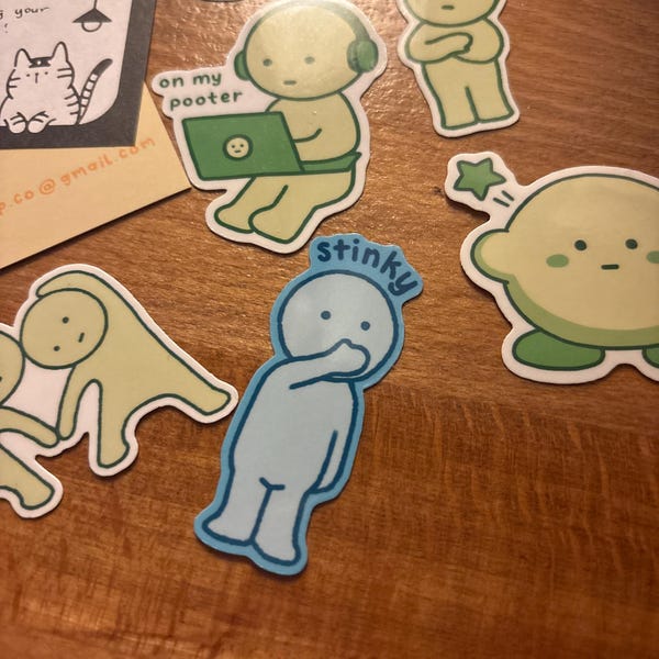 Clown Blind Box Addict Sticker Vinyl Waterproof Sticker for Bullet ...