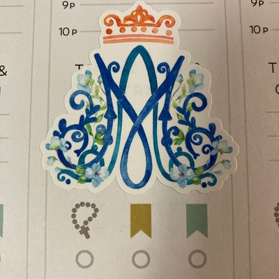 Our Lady of the Rosary Icon Stickers Marian Feast Day Sticker Sheets ...