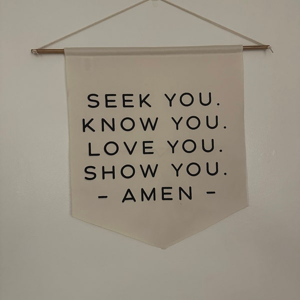 Custom Quote Banner | Custom Pennant With Any Quote in Thin Font ...